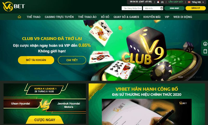 V9BET | V9Bet88 | Link đăng ký nhà cái V9bet chính thức 2023